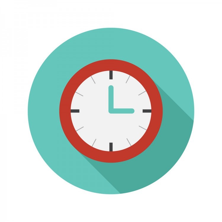 Vector flat modern round watch icon | Tique Blog